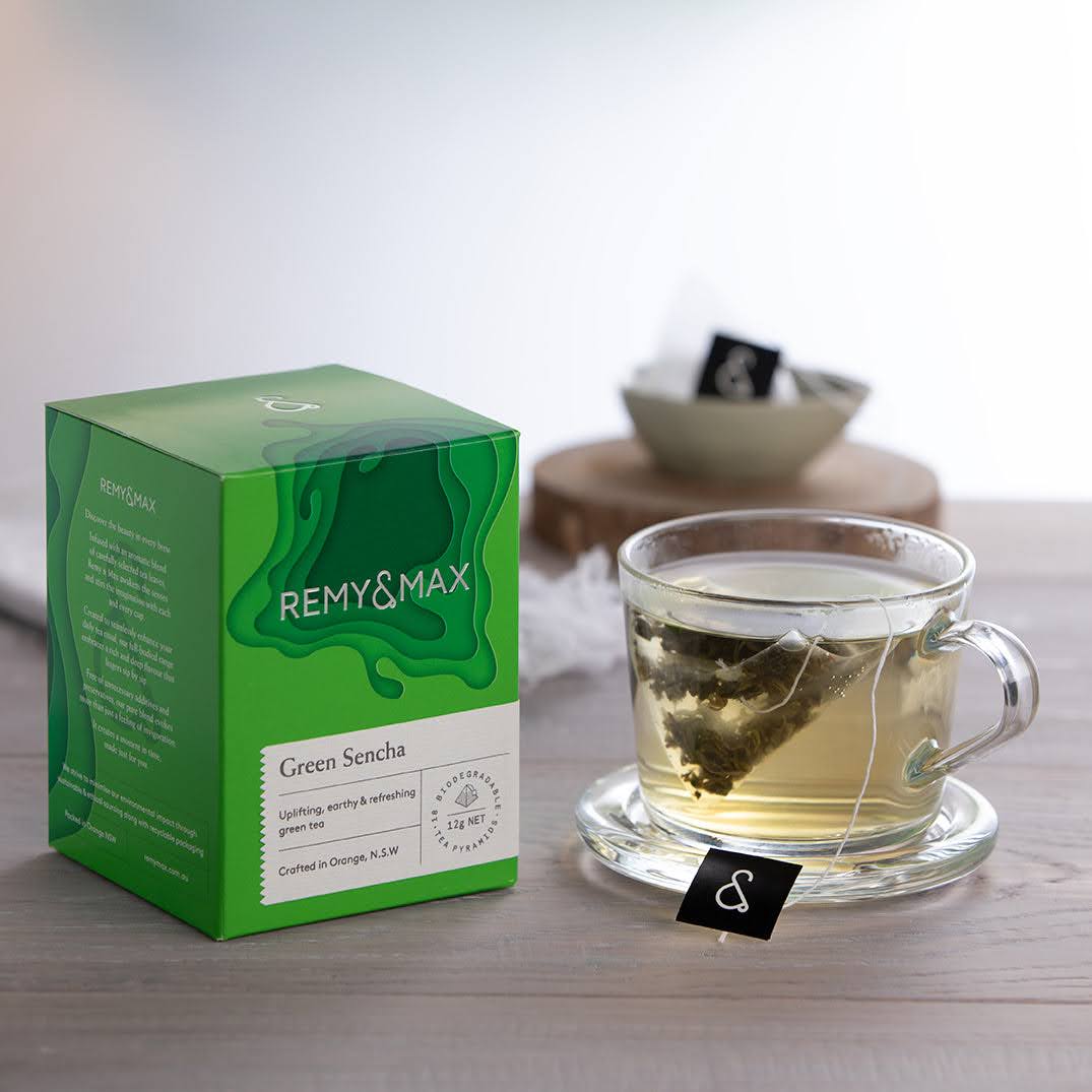 Remy & Max Tea: Green Sencha, Zesty & Refreshing – Seven Miles Coffee ...