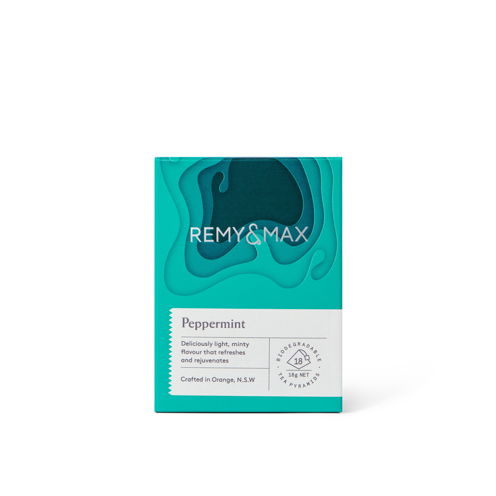Remy & Max Tea Minty Peppermint: Caffeine-Free and Eco-Friendly ...